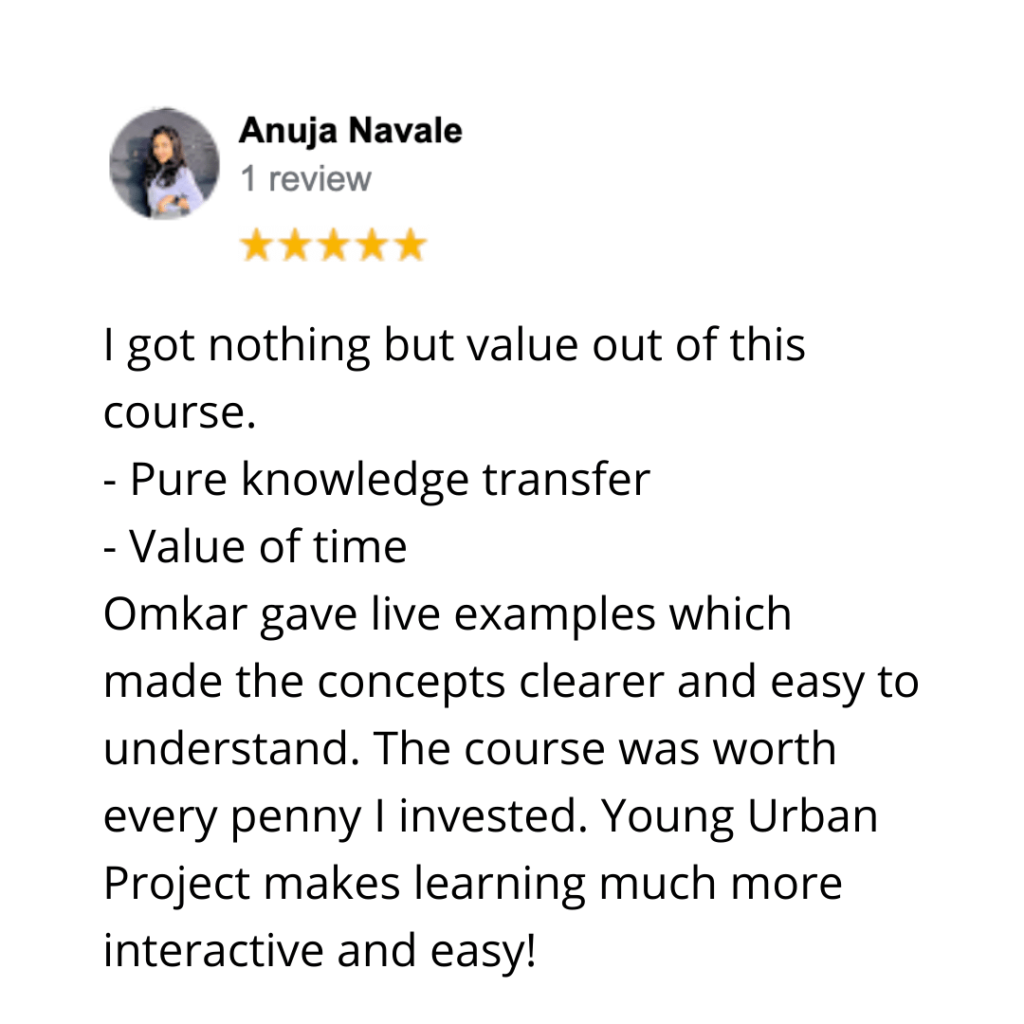 Learn to Pitch & Close Clients Course - Young Urban Project