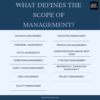 Scope of Management: A Detailed Breakdown